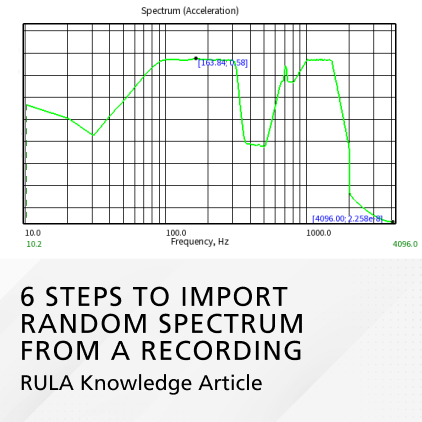 6 Steps to Import Random spectrum from a recording